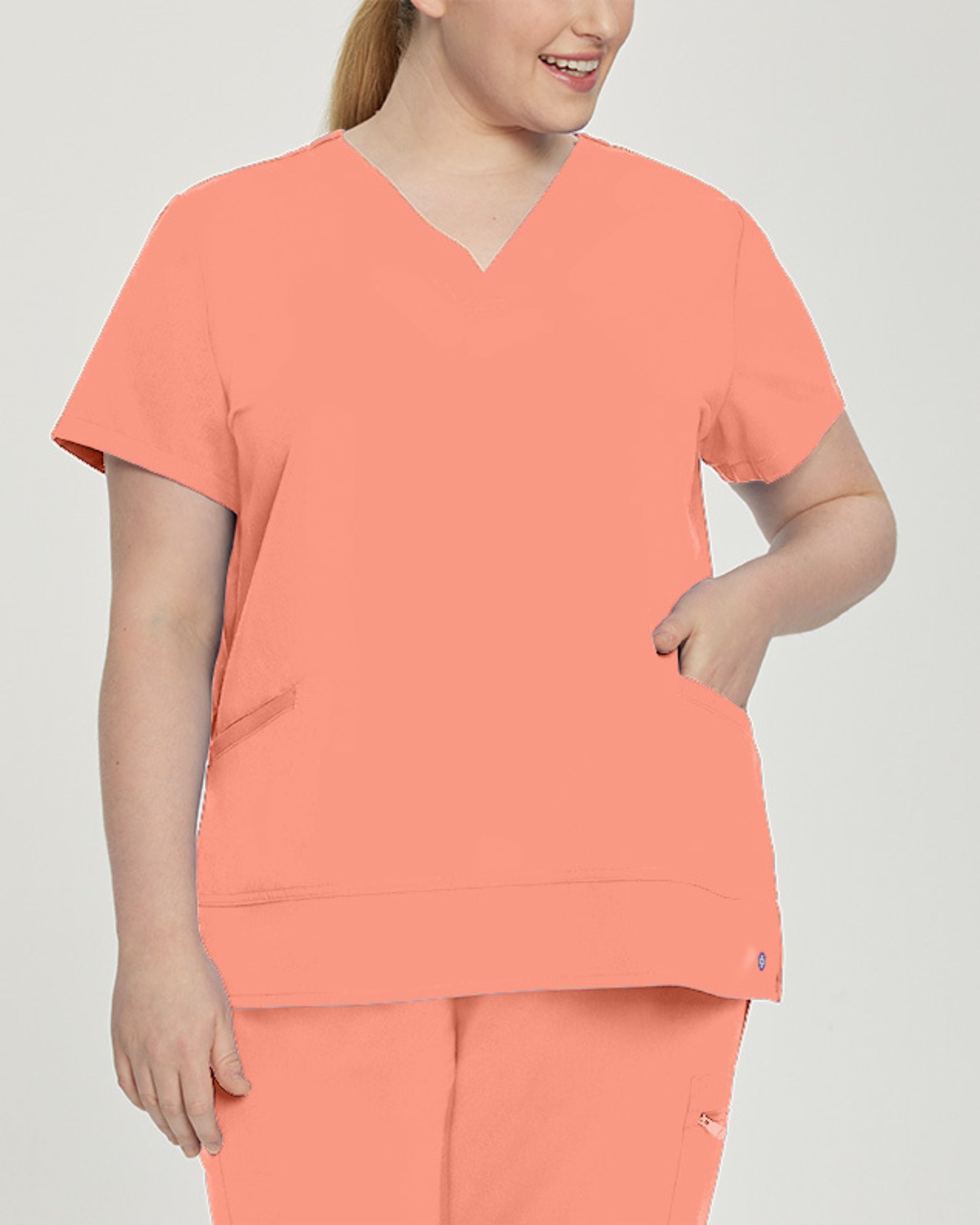Peach Deco Scrubs Collection | Stylish & Comfortable | Scrubs4U