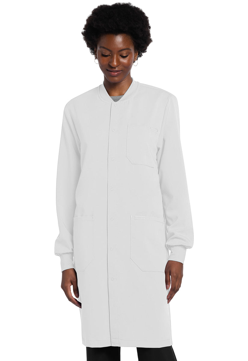 Cherokee Form - Unisex 40" Snap Front Cotton Lab Coat – Scrubs4U
